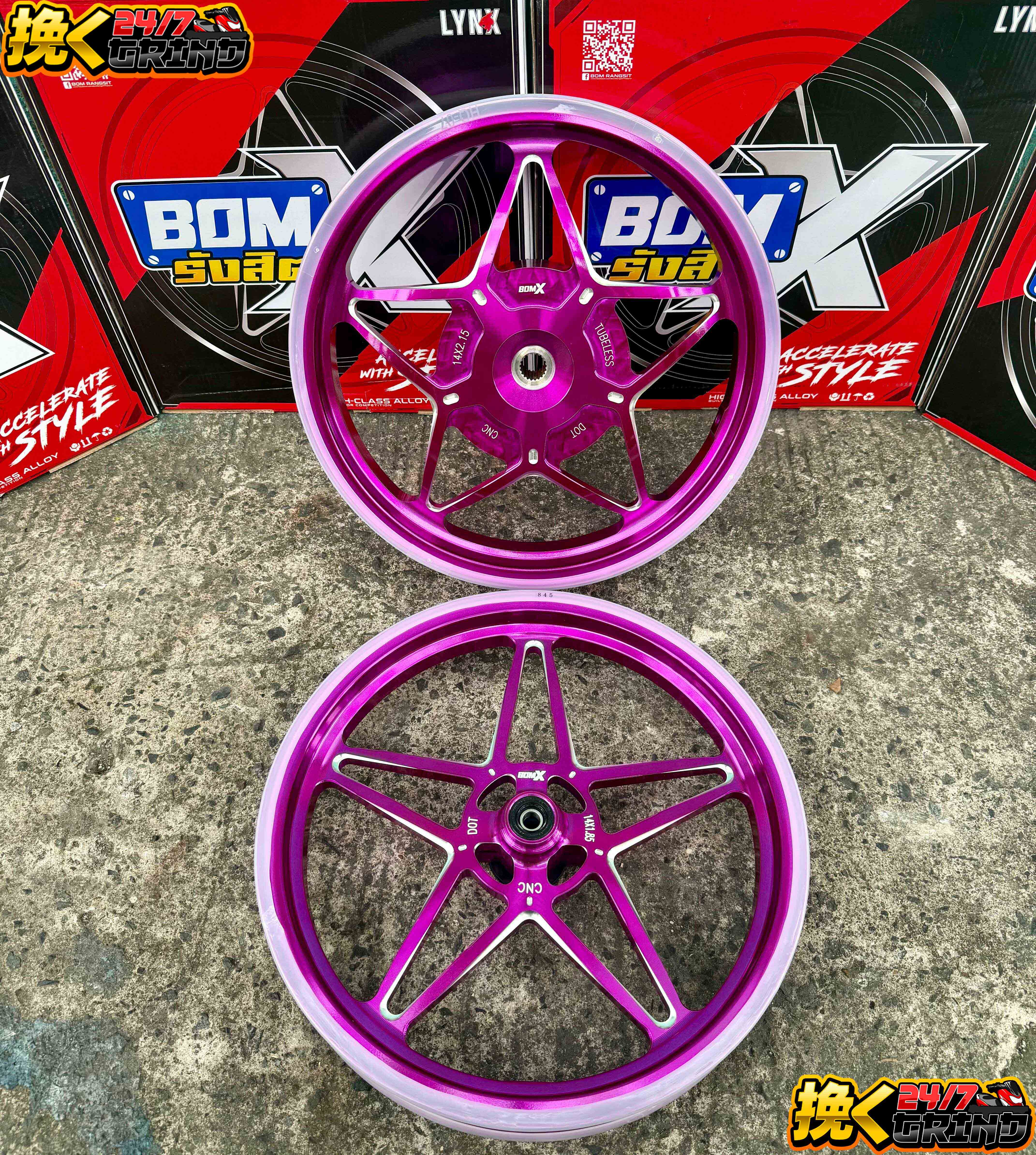 BOM RANGSIT MAGS STAR For Click 125 / 150 v1 v2 v3 (5 Spokes) | Shopee ...