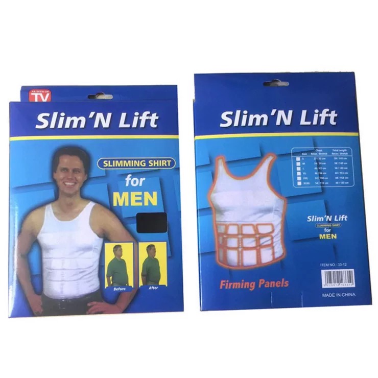TV102 Slim N Lift slimming Shirt For Men Abdominal Slimming Body Sando ...