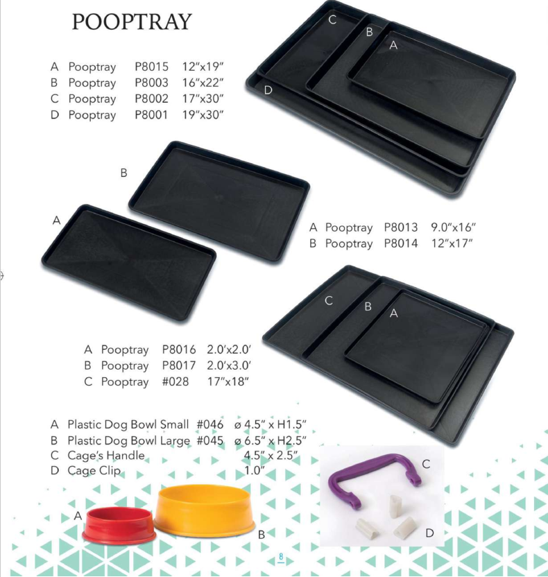 HIGH QUALITY PLASTIC POOP TRAY, CAGE TRAY HEAVY DUTY FOR DOG, BIRD ...