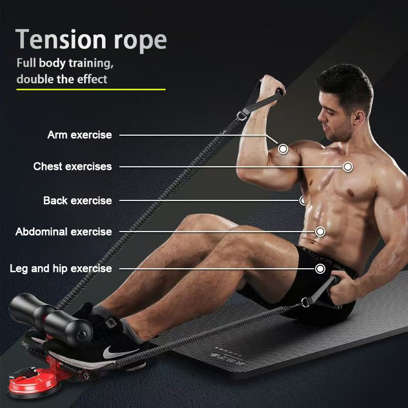 [New Upgrade] Home Gym Double Suction Sit-up assistant Bar exercise ...