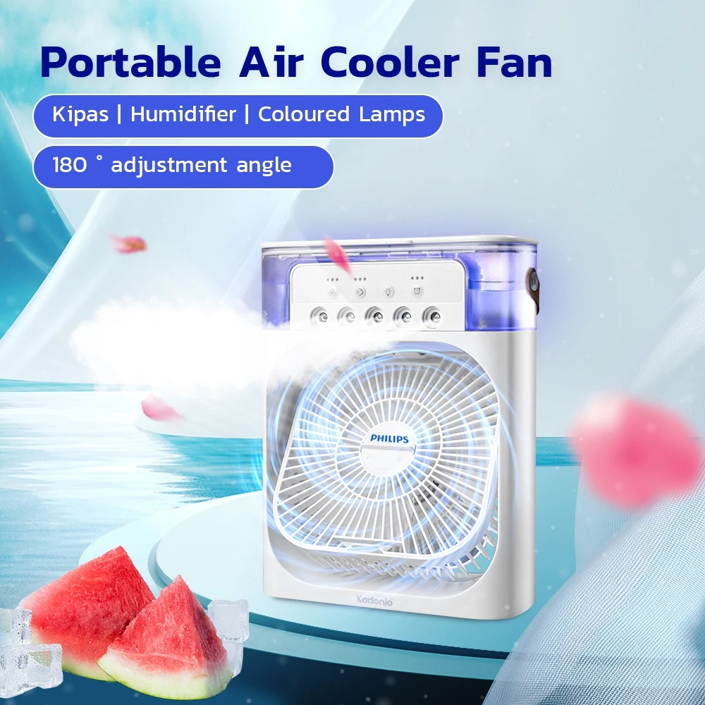 Philips mini fan air cooler portable aircon humidifier electric fan ...