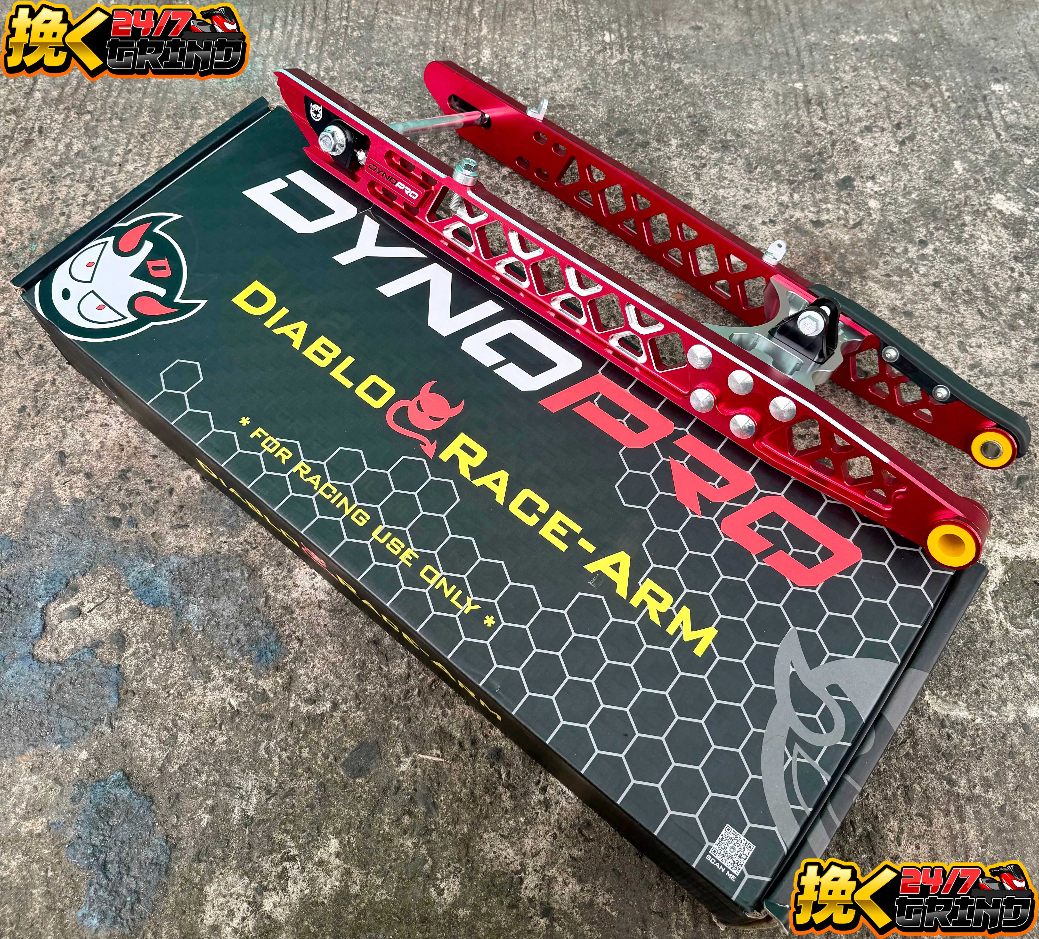 DYNO PRO CNC Swing Arm +2 PRO 3 For Sniper 150 / Sniper 155 Malaysian ...