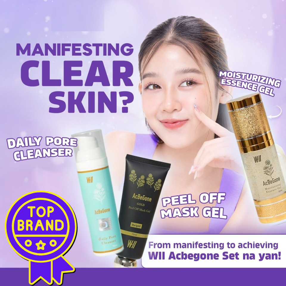 AcBeGone Complete Acne Solution Set | Daily Cleanser + Peel-Off Mask ...