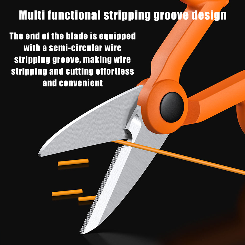 Fiber Optic Kevlar Shears Scissors Cut Electrical Wire Coax Cable Fiber ...