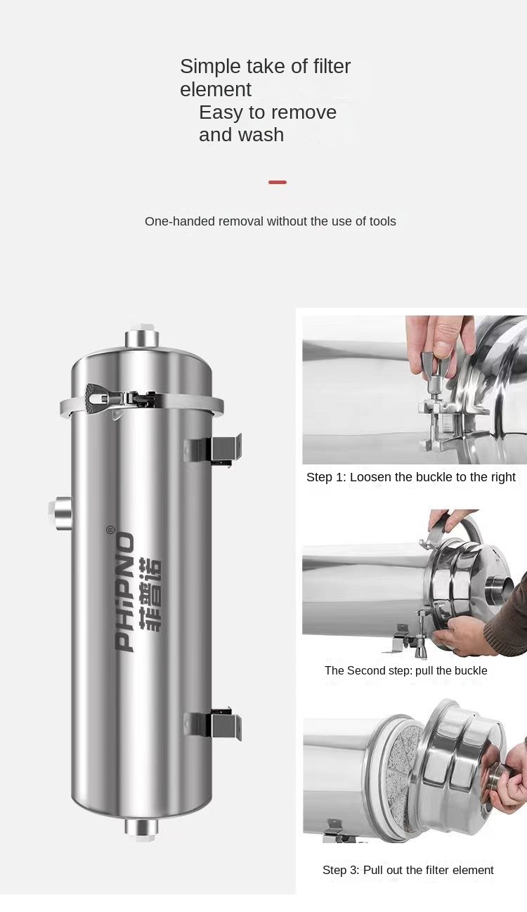 304Stainless Steel Water Purifier Household Kitchen Water Supply line ...