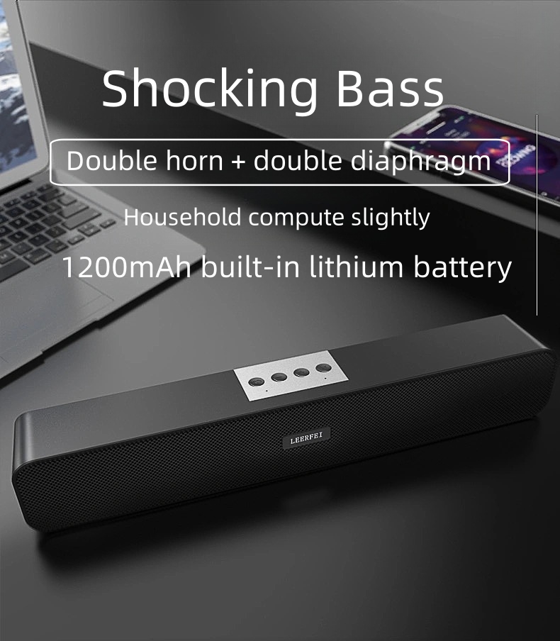Wireless soundbar with subwoofer theater tv soundbar Computer bluetooth ...