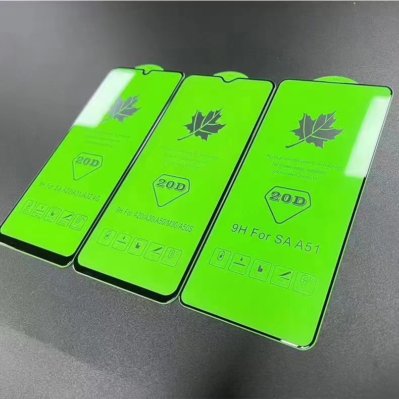 20D Full Tempered Glass for Samsung A02S A03S A04 A05S A10 A06 A16 A12 A13 A14 A26 A21S A71 A56 ...
