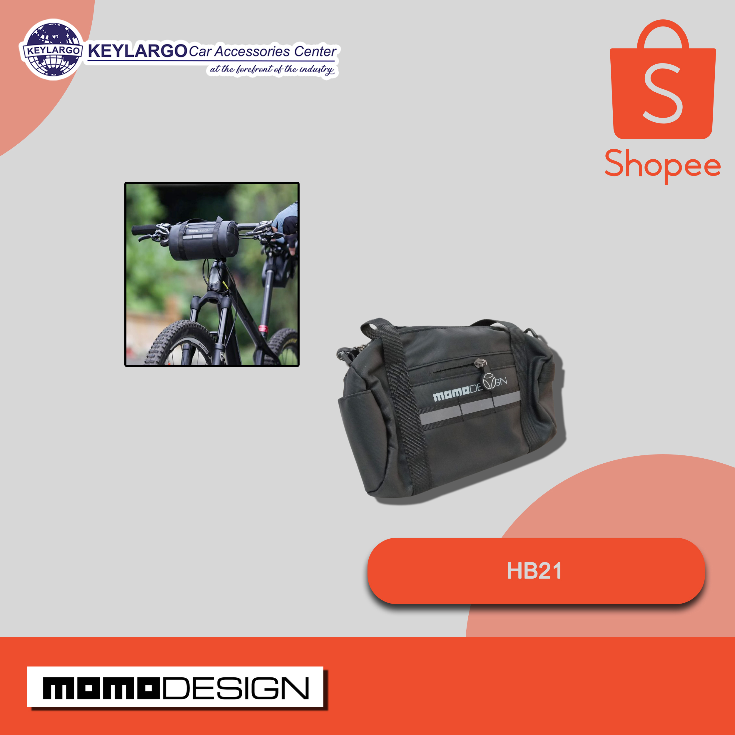 MOMO DESIGN HB21 HANDLE BAR BAG PRO (BIKE) | Shopee Philippines