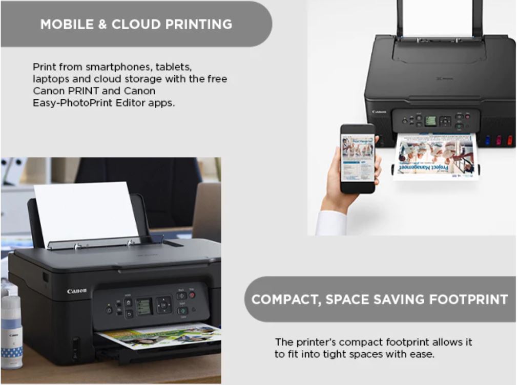 Canon PIXMA G3780 Wireless Multifunction Refillable Ink Tank Printer ...