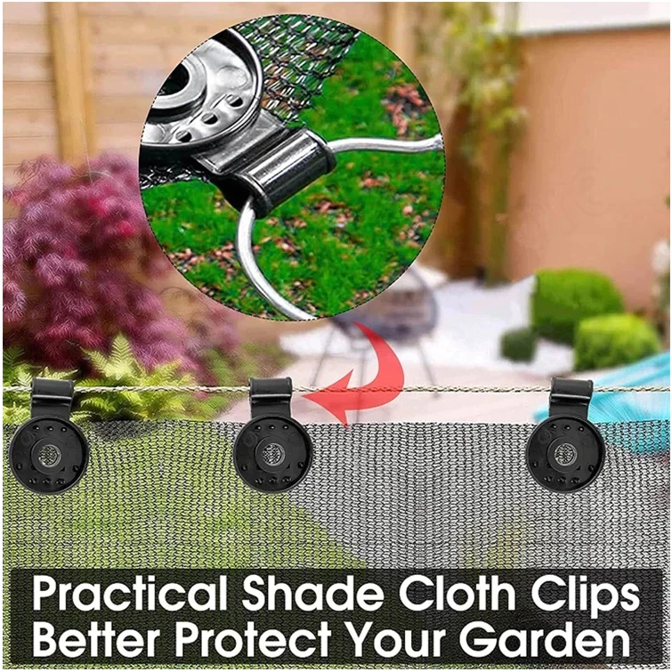 100Pcs Sun Shade Net Clip Sunshade Net Fixing Clips Greenhouse Shade ...