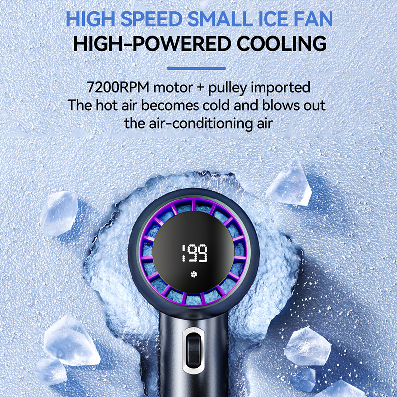 Samsung Turbo Mini Fan 6000mAh Rechargeable Bladeless Quiet Handheld ...