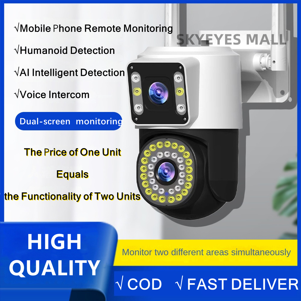 V360 Pro Dual Lens CCTV 1080P HD Wireless Outdoor Waterproof Security ...