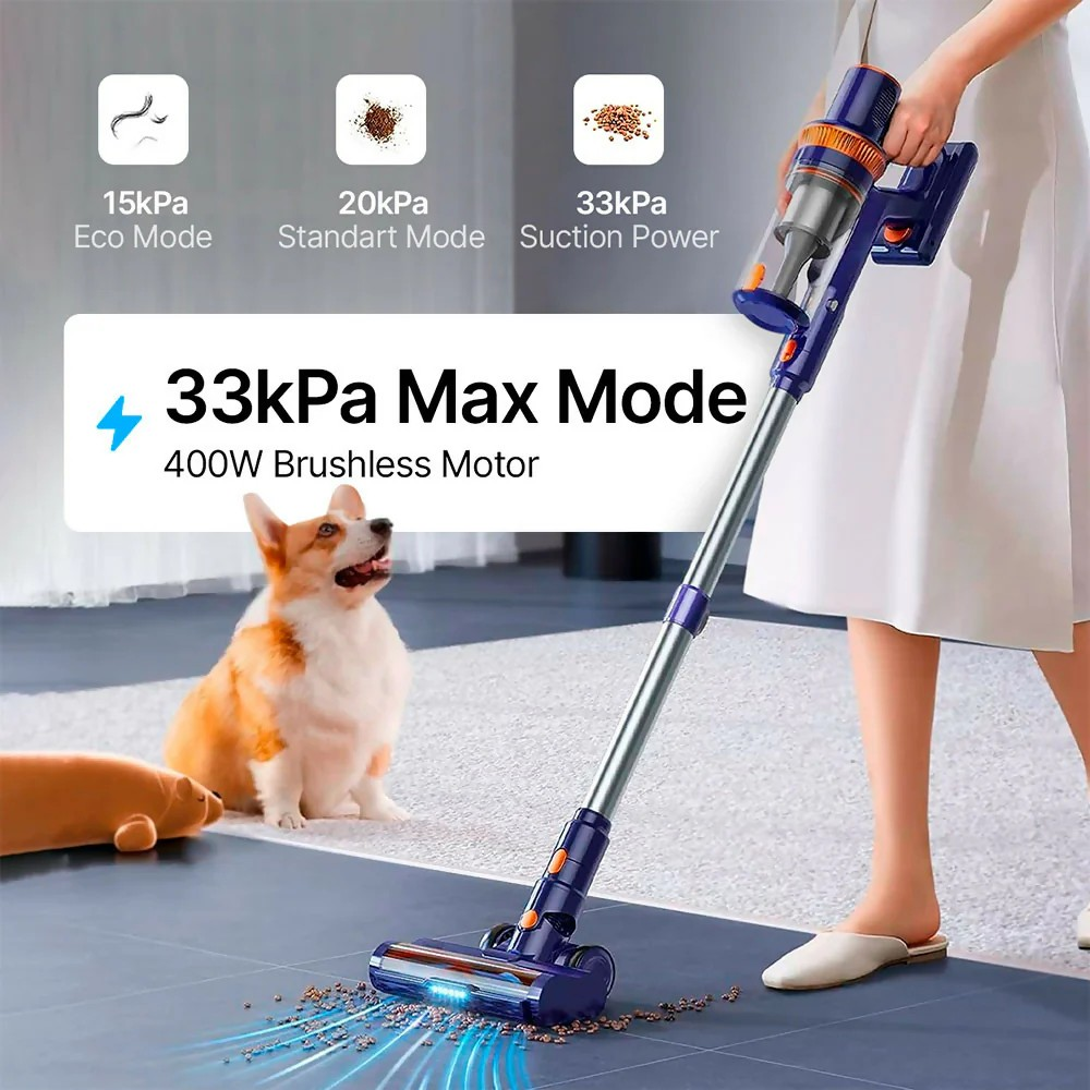 ENOLUX V20 PRO Cordless Vacuum Cleaner - Powerful Suction, Lightweight ...