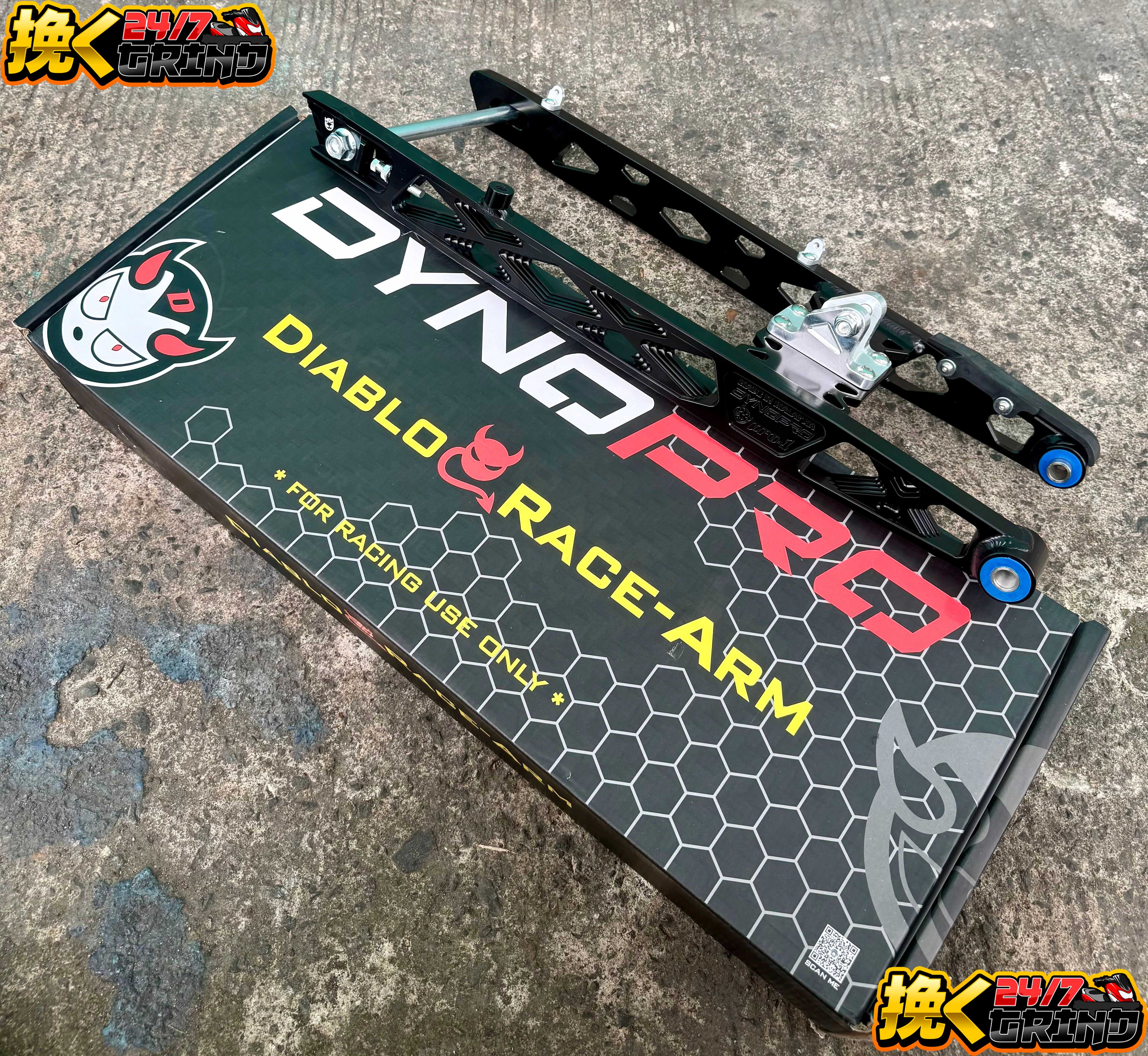 DYNO PRO CNC Swing Arm +2 PRO 1 For Sniper 150 / Sniper 155 Malaysian ...