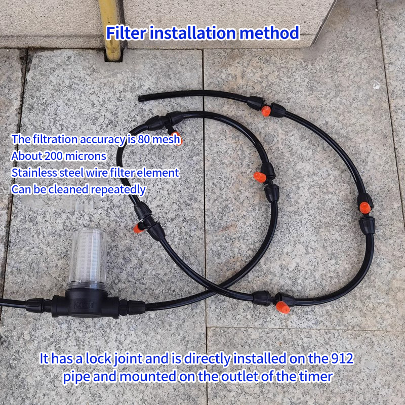 Water filter is suitable for water pipe size 1/2" 3/4" 1", filter size ...