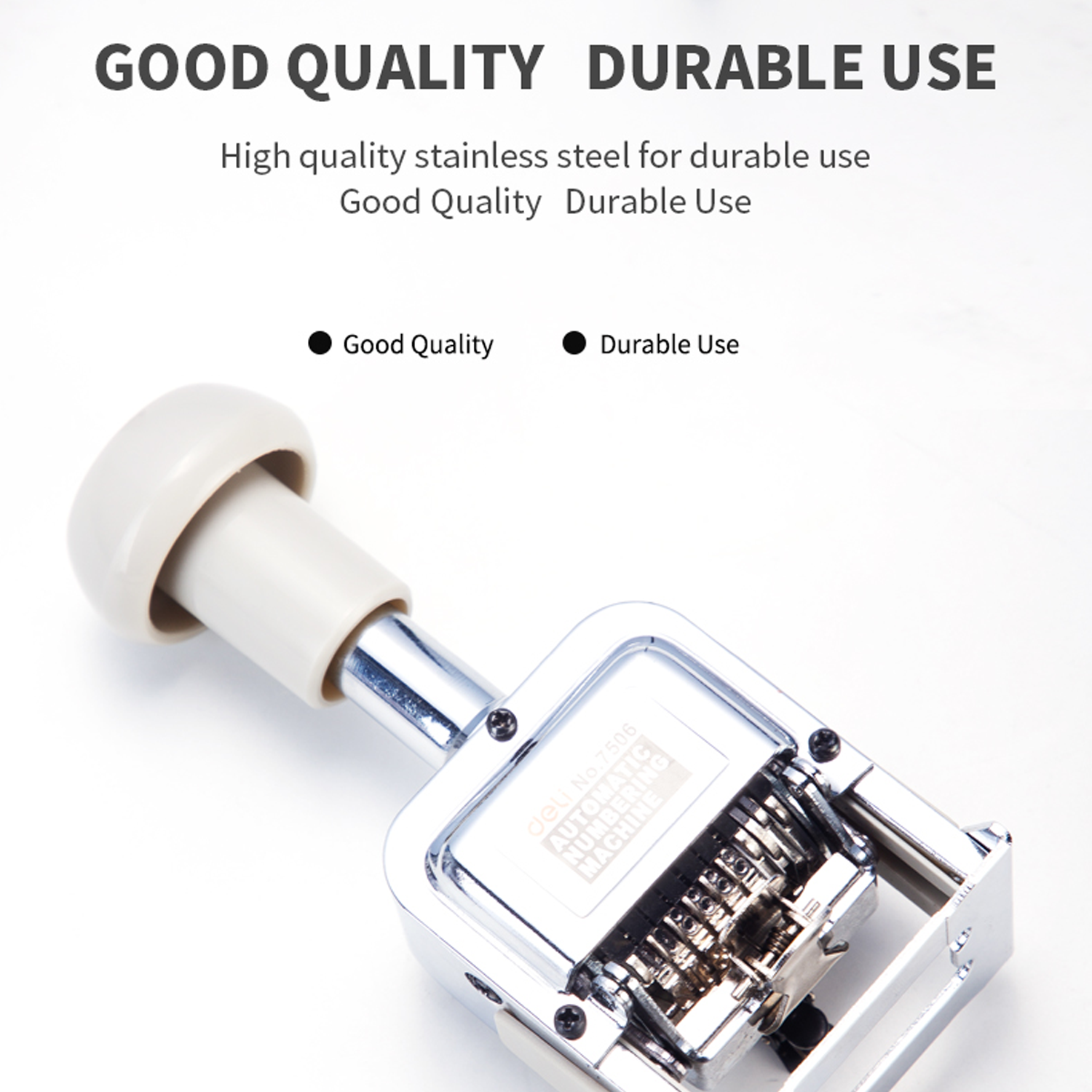 Deli 7506 6 Digit Numbering Machine 797506 | Shopee Philippines