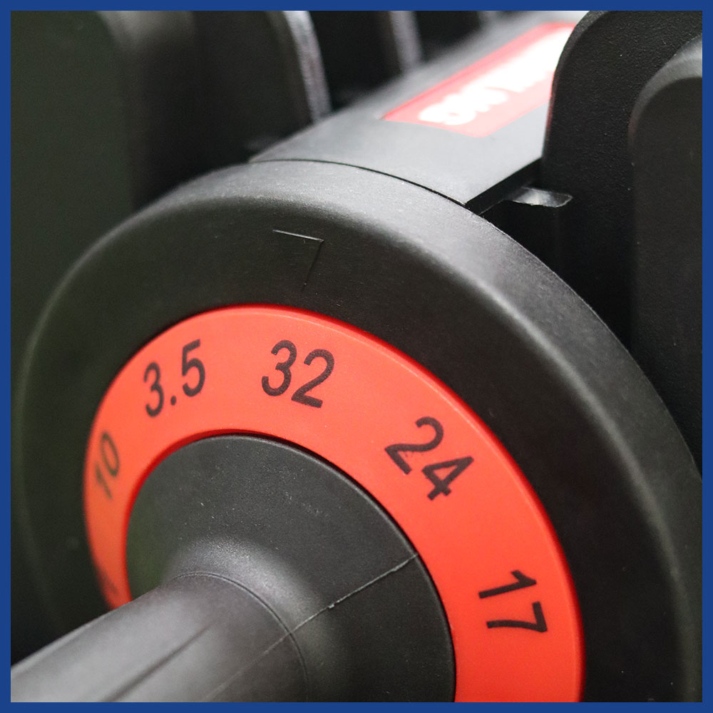 Dumbbell Set up to 32KG Adjustable weight 2.4KG increase Dumbbell Set 9 ...