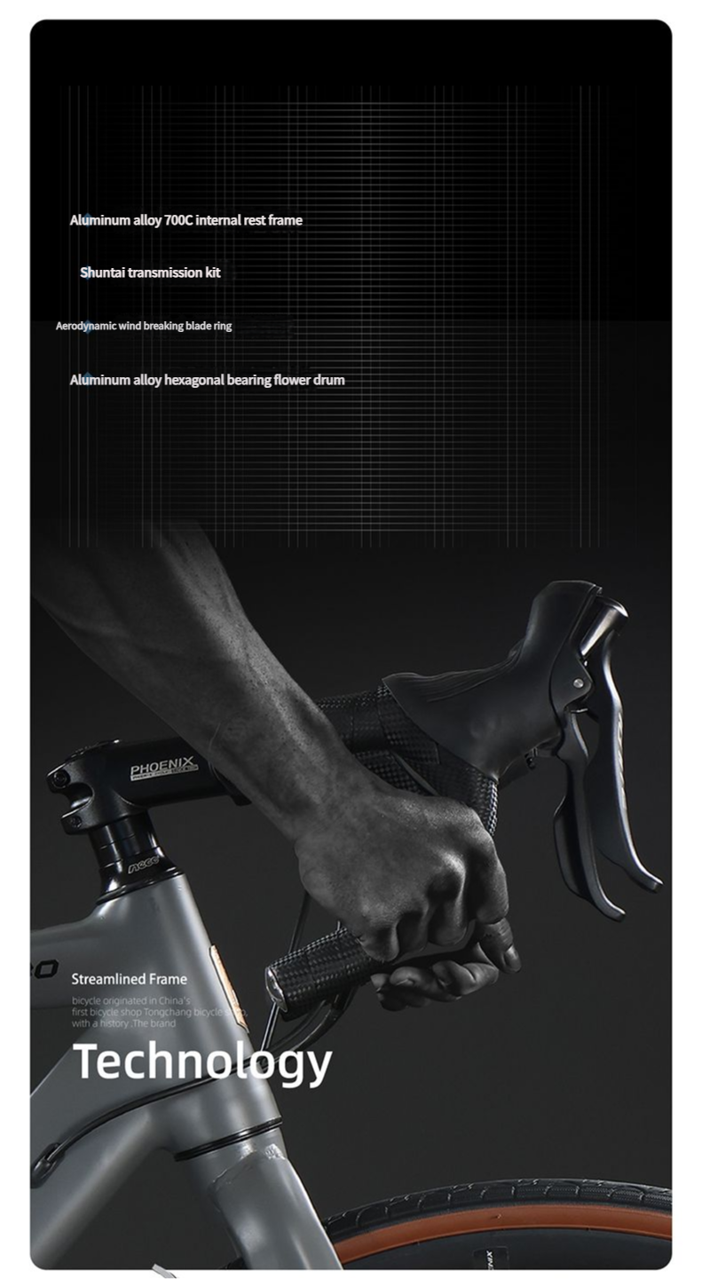 LUANDA 700c Alloy Road Bike Aluminum Fixie Bike Bike for Adult 26 ...