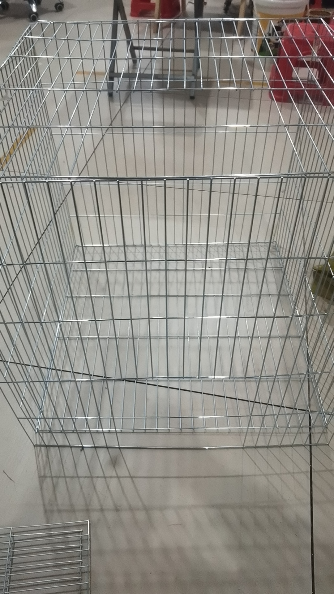 Galvanized weighted square cage/chicken/rooster/antirust/2FTx2FTx2FT ...