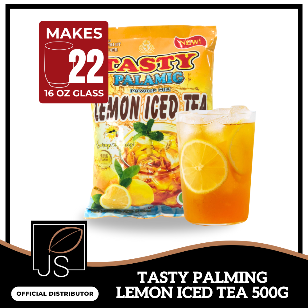 TASTY PALAMIG Lemon Iced Tea Powder Drink Mix 500g, Halal Certified ...