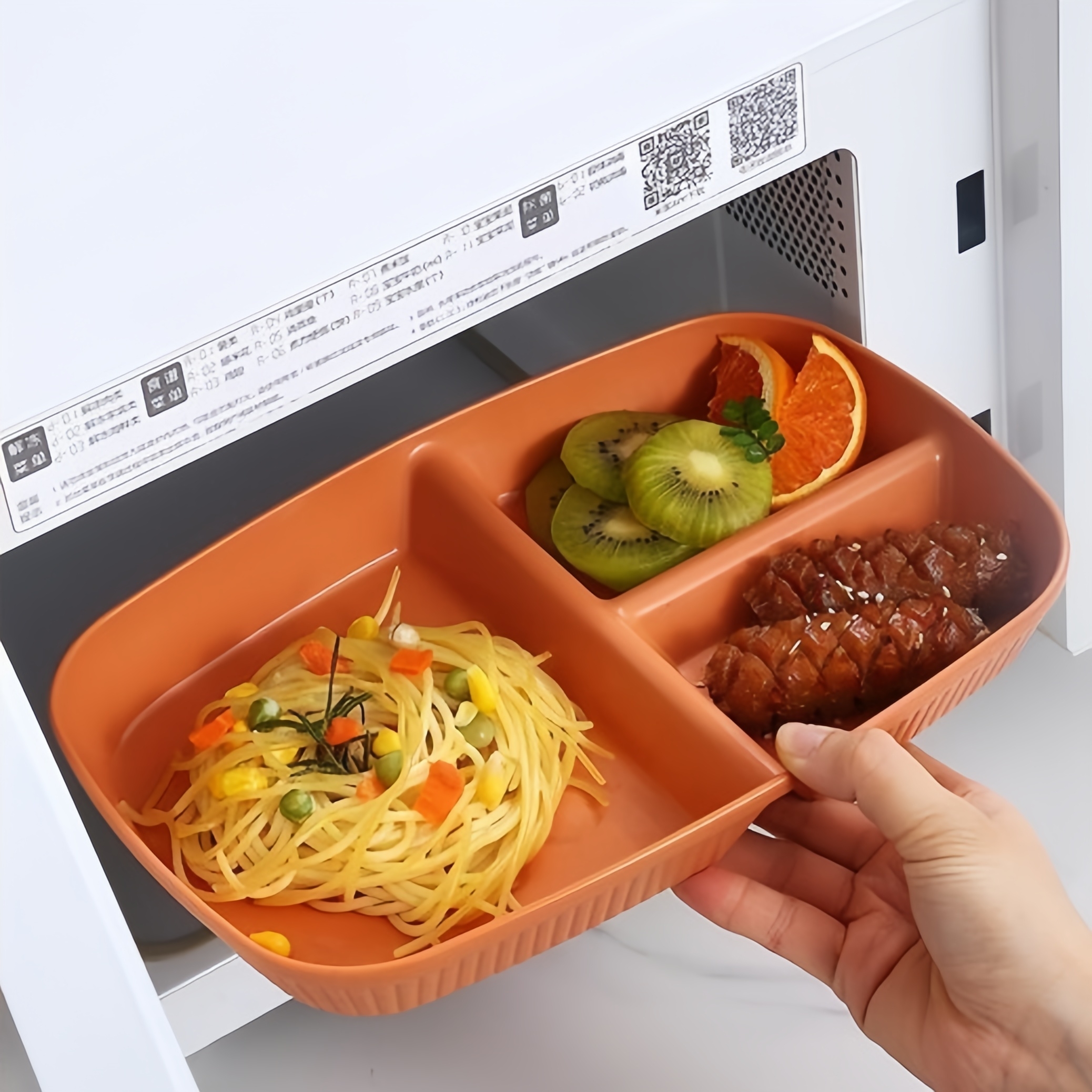 ROMART Split Food Reusable Plate Kitchen Utensils Food Grade With ...