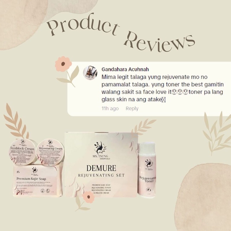 Ms Tsung Demure Rejuvenating Set New Packaging | Shopee Philippines