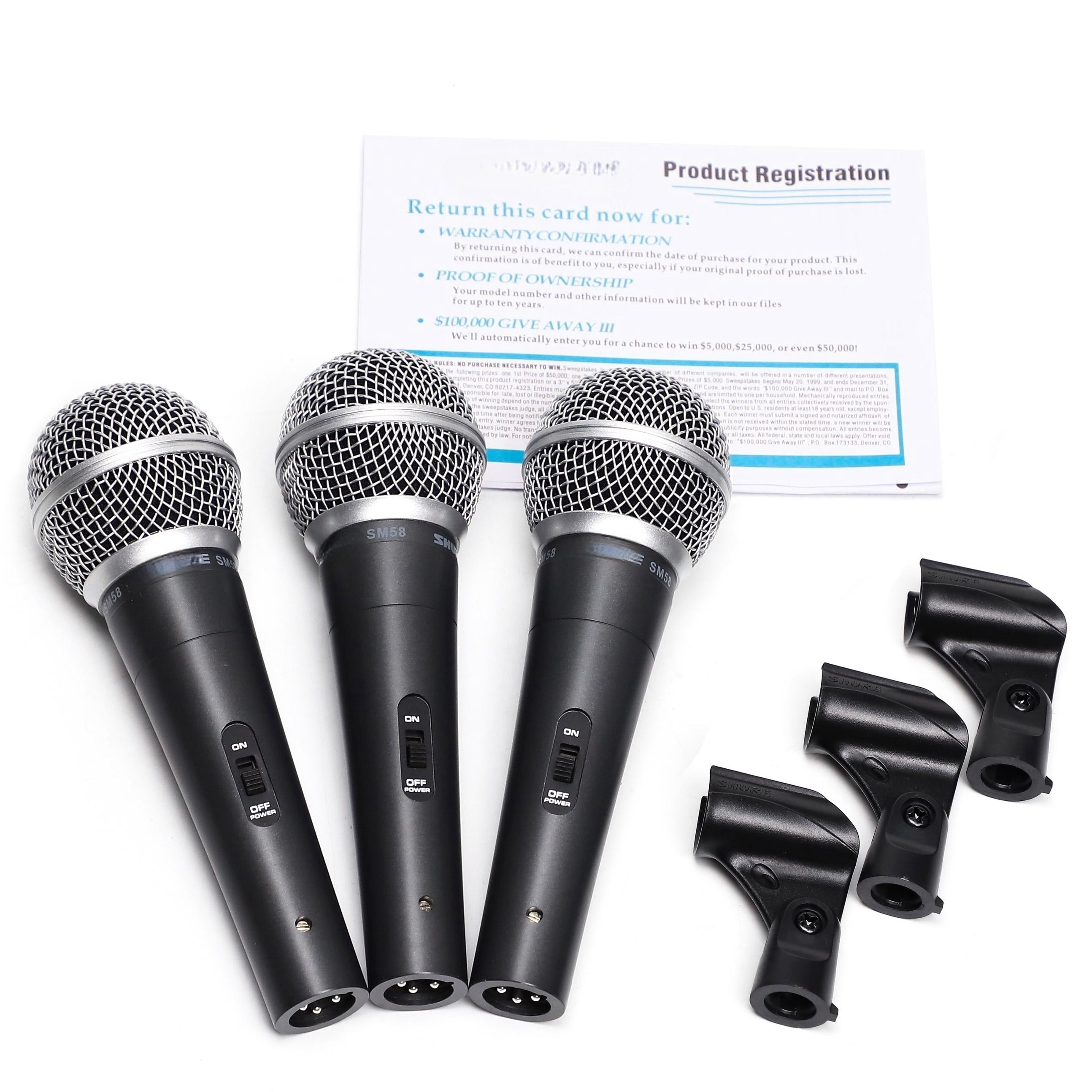 Wired Microphone Original for videoke Live Karaoke Microphone Set ...