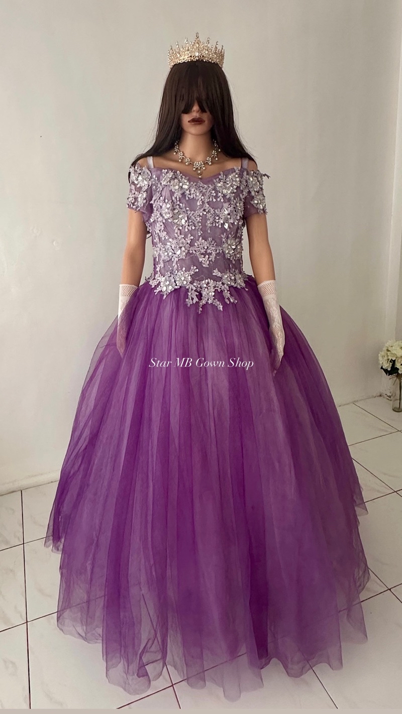 Ballgown Violet Prom Debut Event Gown SMB4 | Shopee Philippines