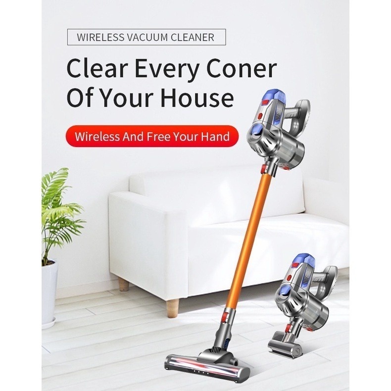 K7 Pro Cordless Vacuum | 20000PA Strong Suction | 60min Runtime ...