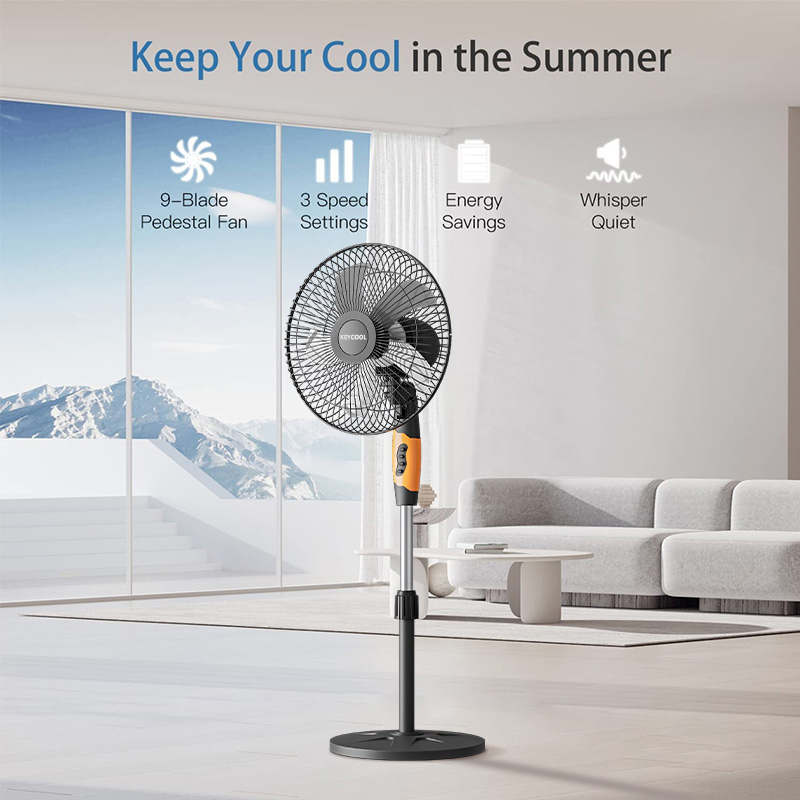 Keycool Electric fan Wall Fan Vertical Fan Stand Fan Natural Strong ...