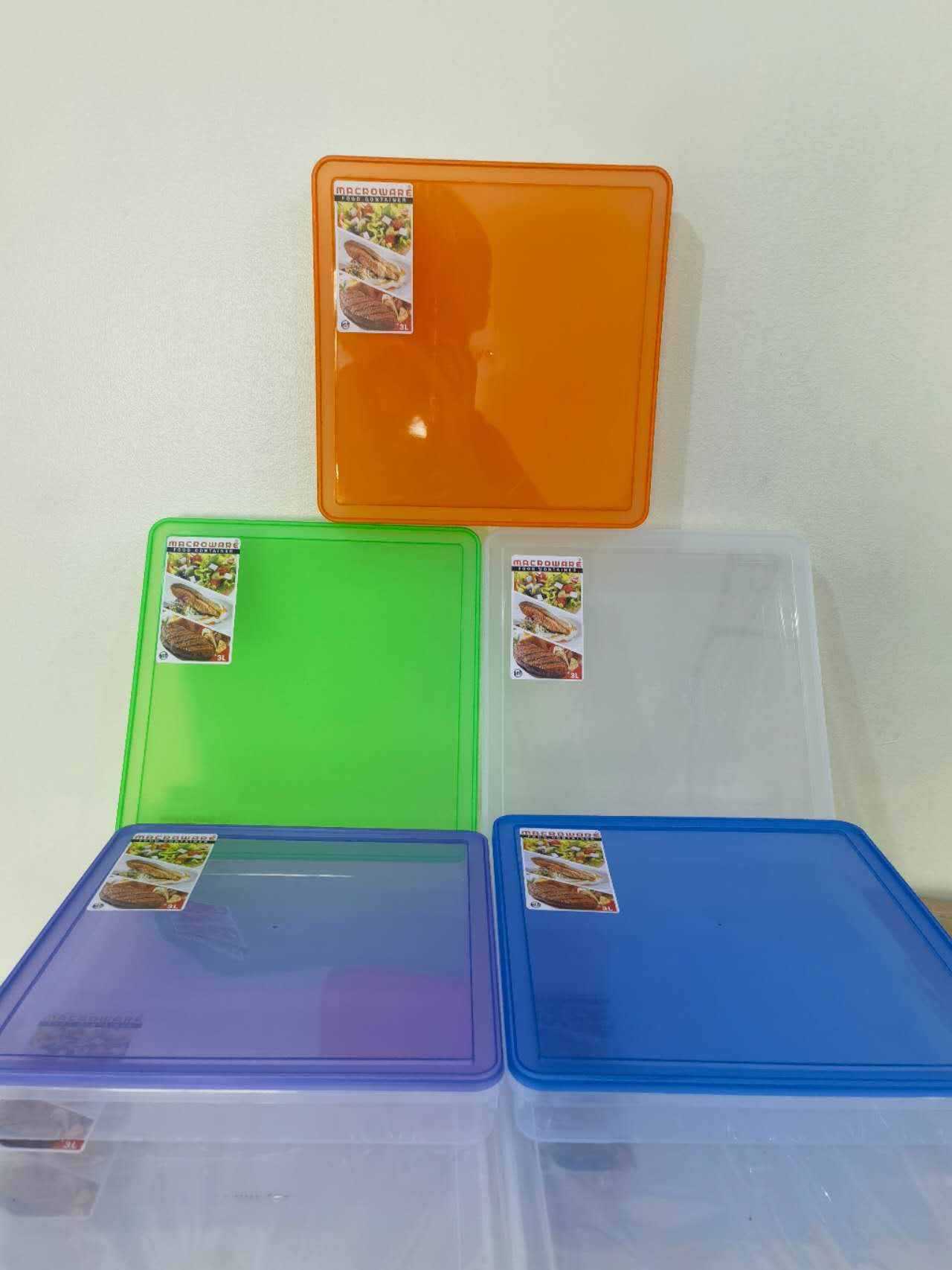 (MACROWARE) Store Dough Container Graham Container Plasticware Food ...