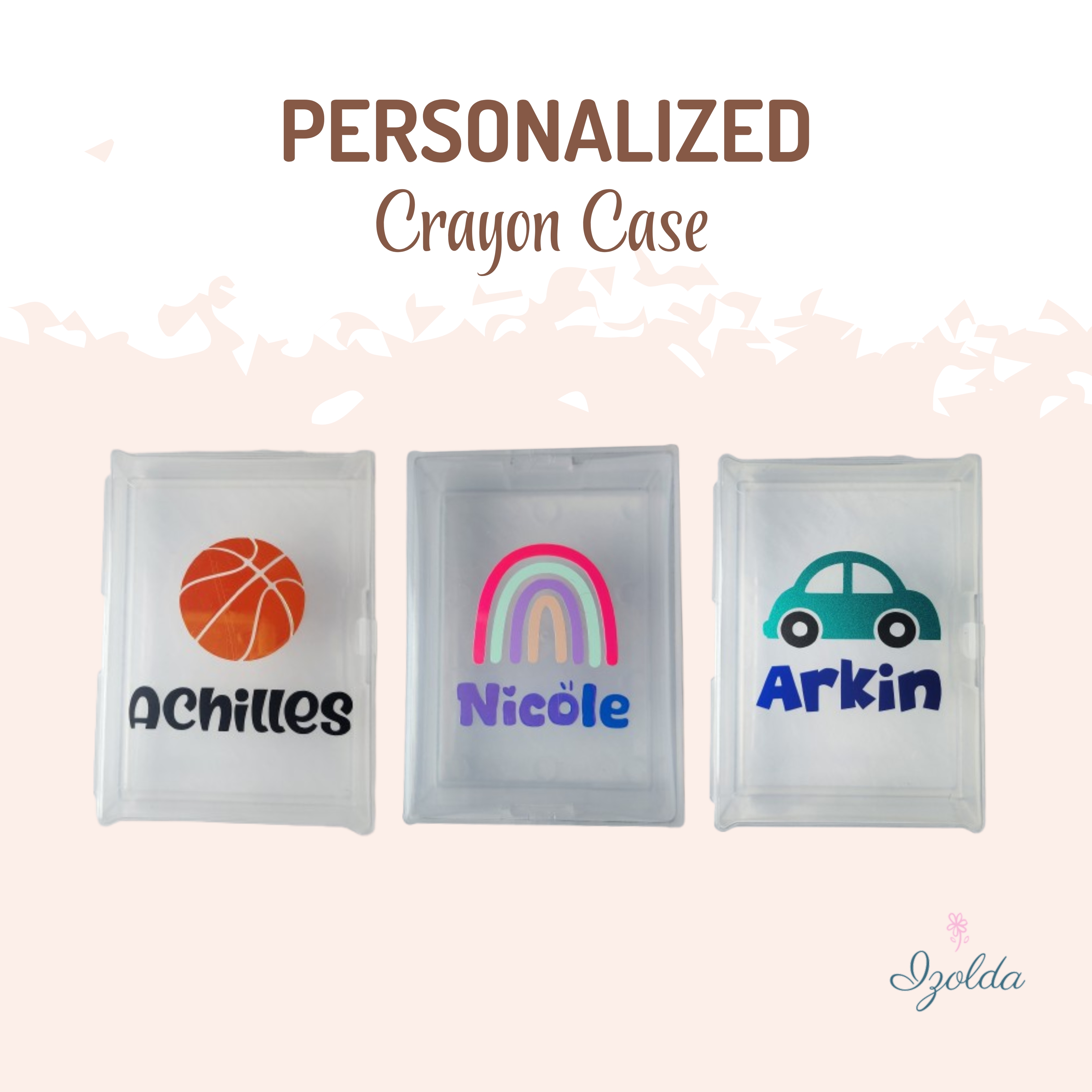 Personalized CRAYON CASE | Customized Crayon Box | Izolda.ph | Shopee ...