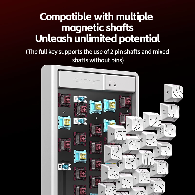 langtu MC68 Wired Magnetic Switch Mechanical Keyboard 8Khz Return RT 0. ...