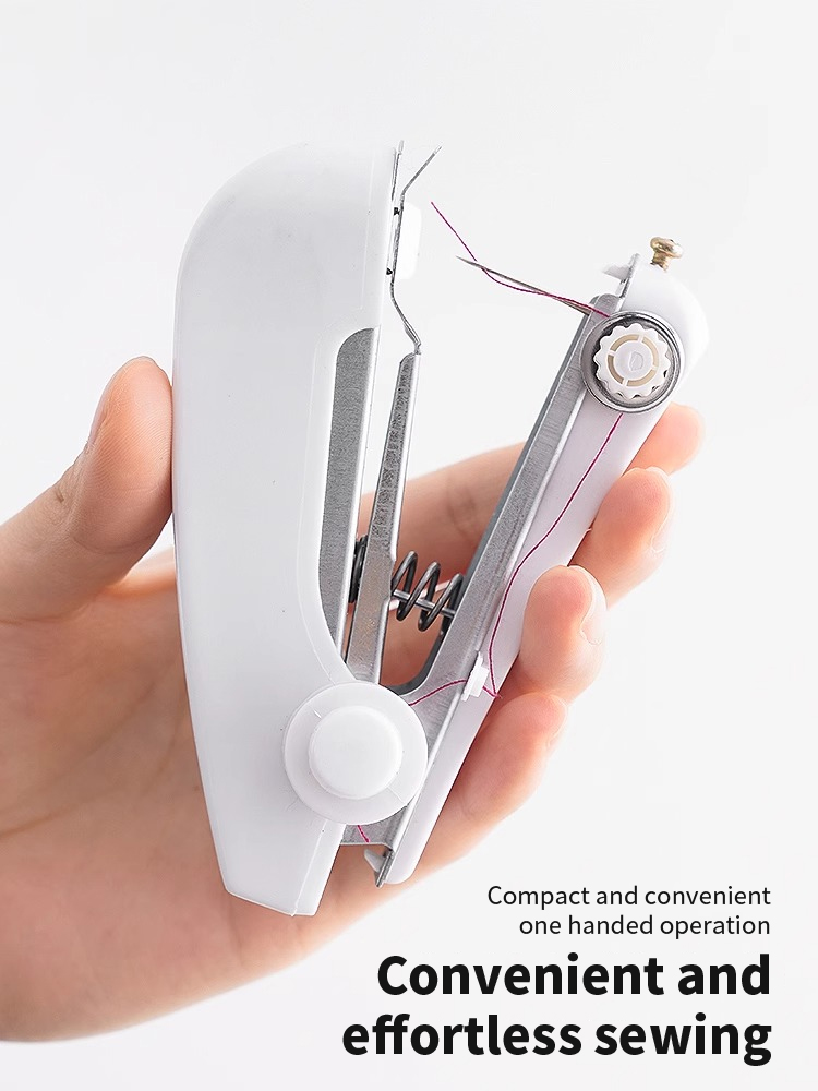 AIODIY Portable Mini Handheld Sewing Machine Household Manual Tool for ...
