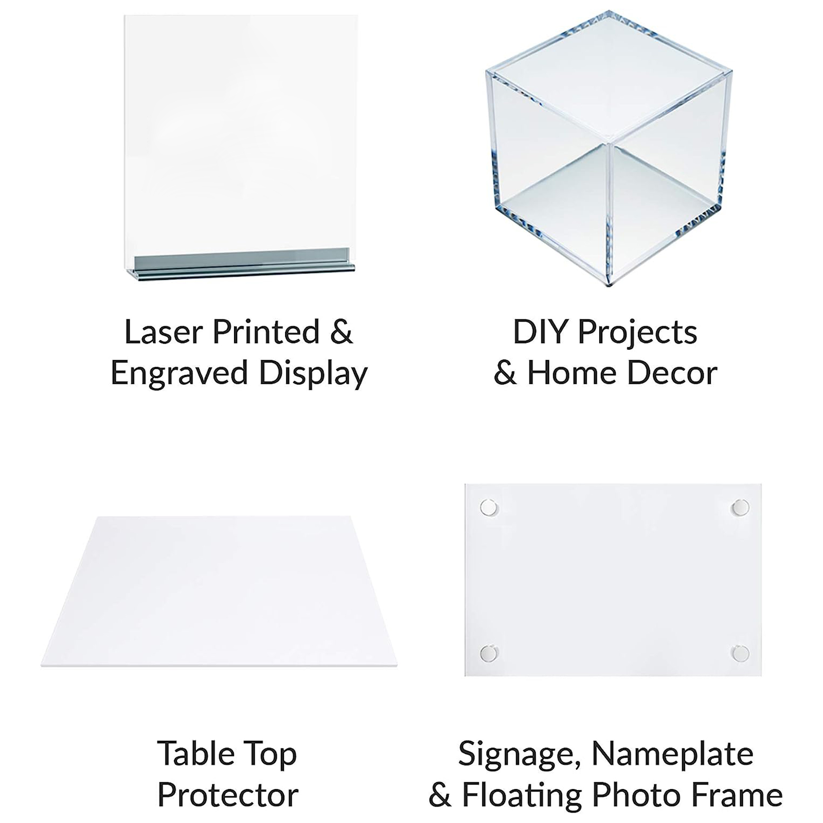 6mm Acrylic Sheet Big Sizes 60*60 | 60*90 | 60*120 Plastic Glass ...