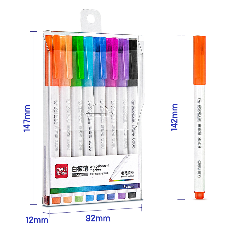Deli Whiteboard Set 279*216mm Smooth Durable Whiteboard Marker Erase ...