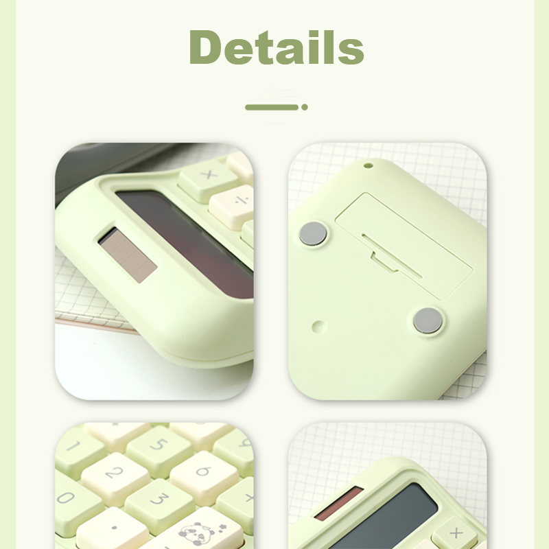 Cute Colorful Calculator Large Display Mechanical Dot Keyboard Big ...