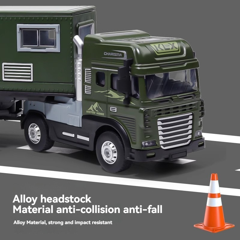 Extended Version Alloy RV Toy Car Simulation Luxury Camping Off-Road ...
