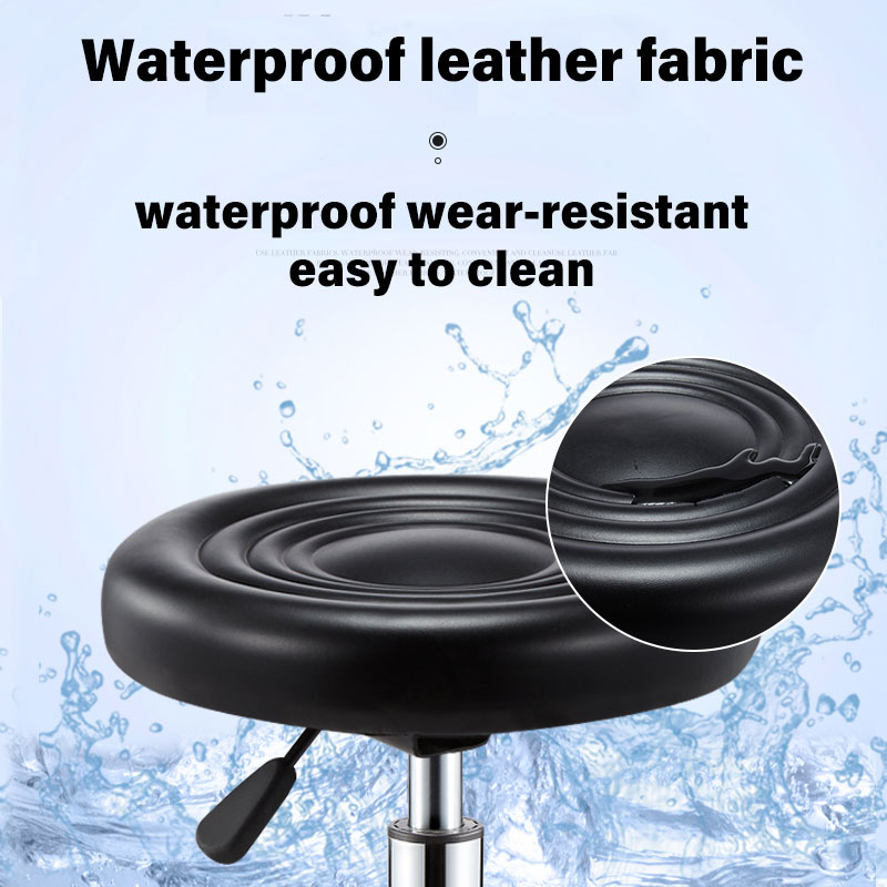 Salon Stool Work Bar Chair With Wheel Round Counter Chair With Soft ...