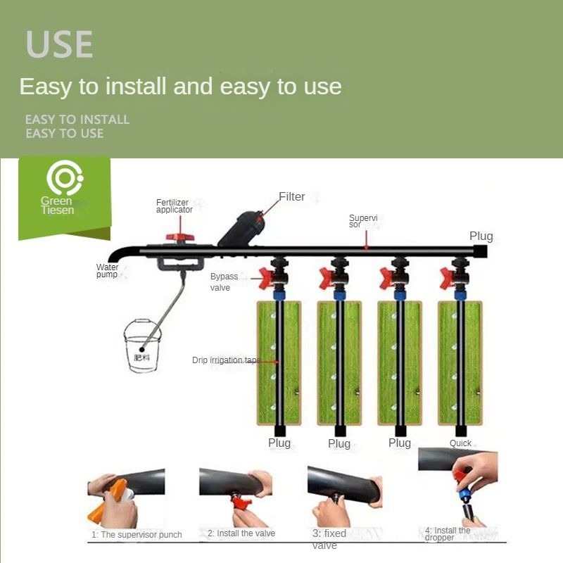 16mm Diameter, 0.3mm Thickness, 500/1000m Length, Dripping Hose ...