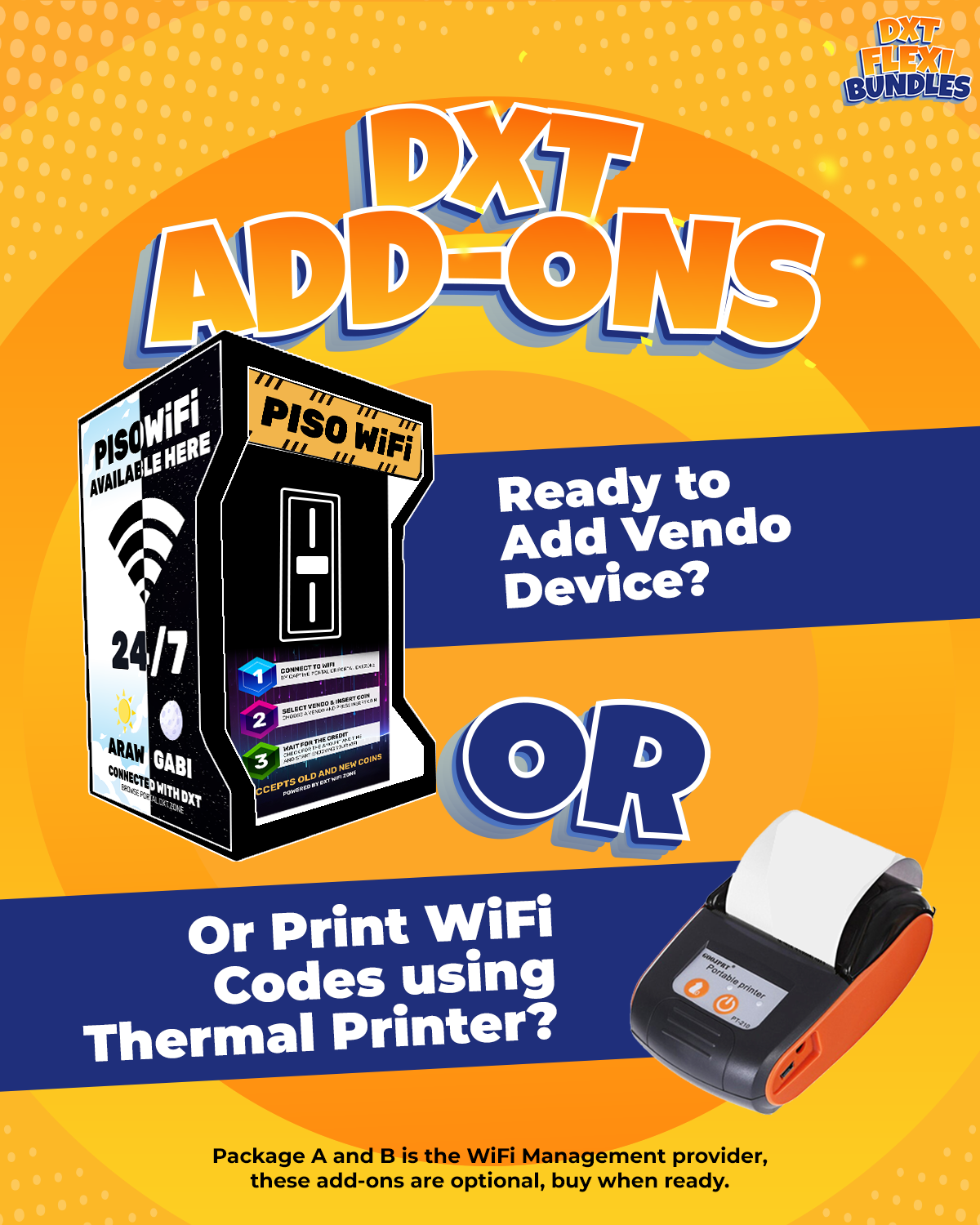 DXT Dual-Band WiFi Management Device - 2.4GHz and 5GHz, Plug and Play, Suitable for Piso WiFi ...