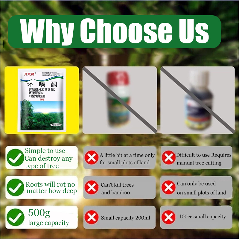 Herbicide grass killer tree killer Effective weed control Removing big ...