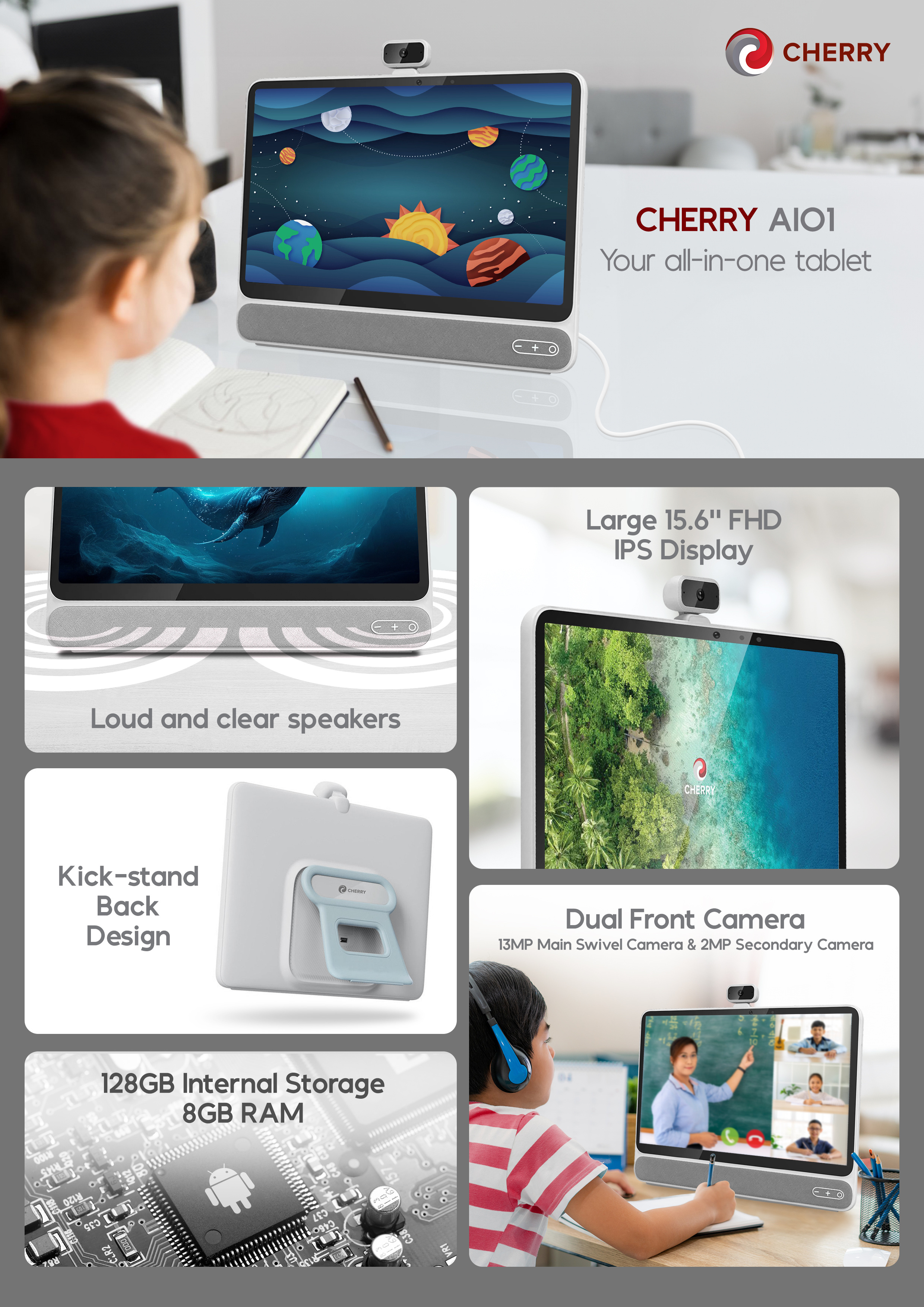 CHERRY AIO1 (All-in-One Tablet) | Shopee Philippines