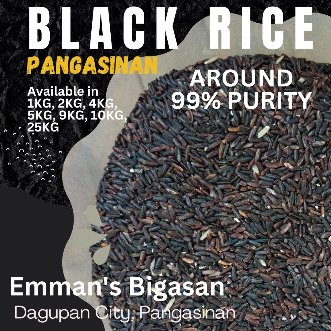 5KG Pack Black Rice [Emman's Bigasan] | Shopee Philippines