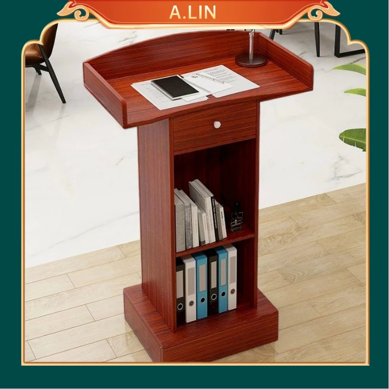Simple and Modern Podium Welcome Desk Reception Desk Rostrum Speech ...