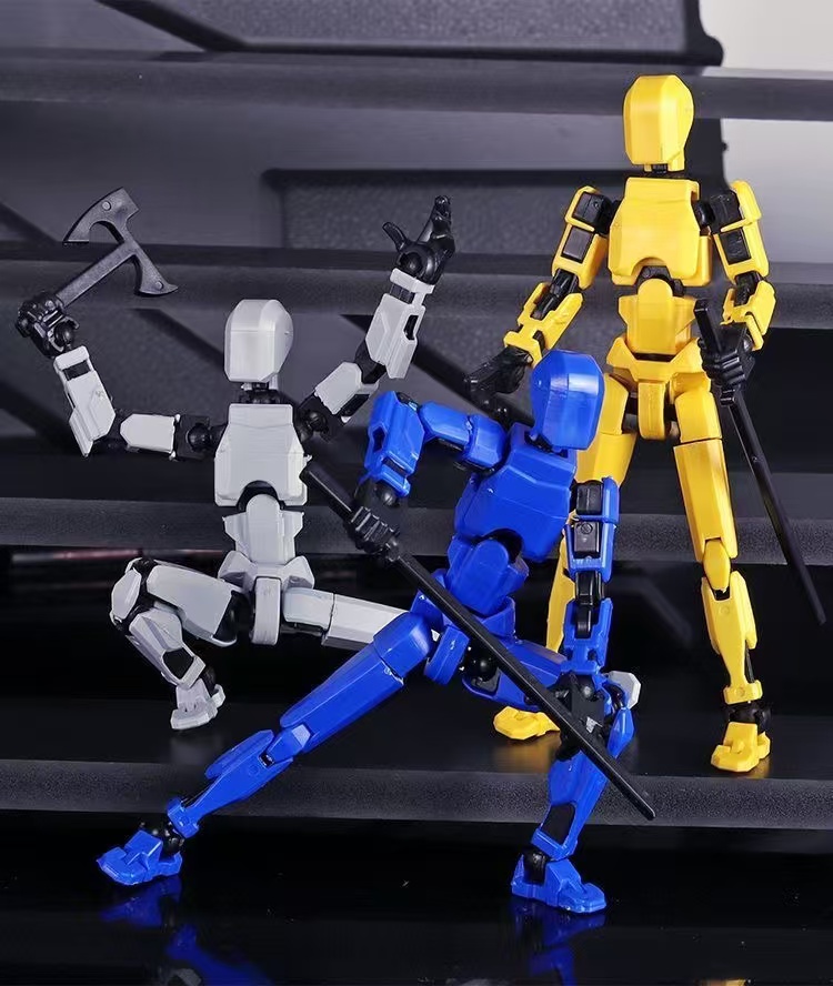 Magnetic 13-Point Poseable Figure 3D Printed Multi-Joint Model Building ...