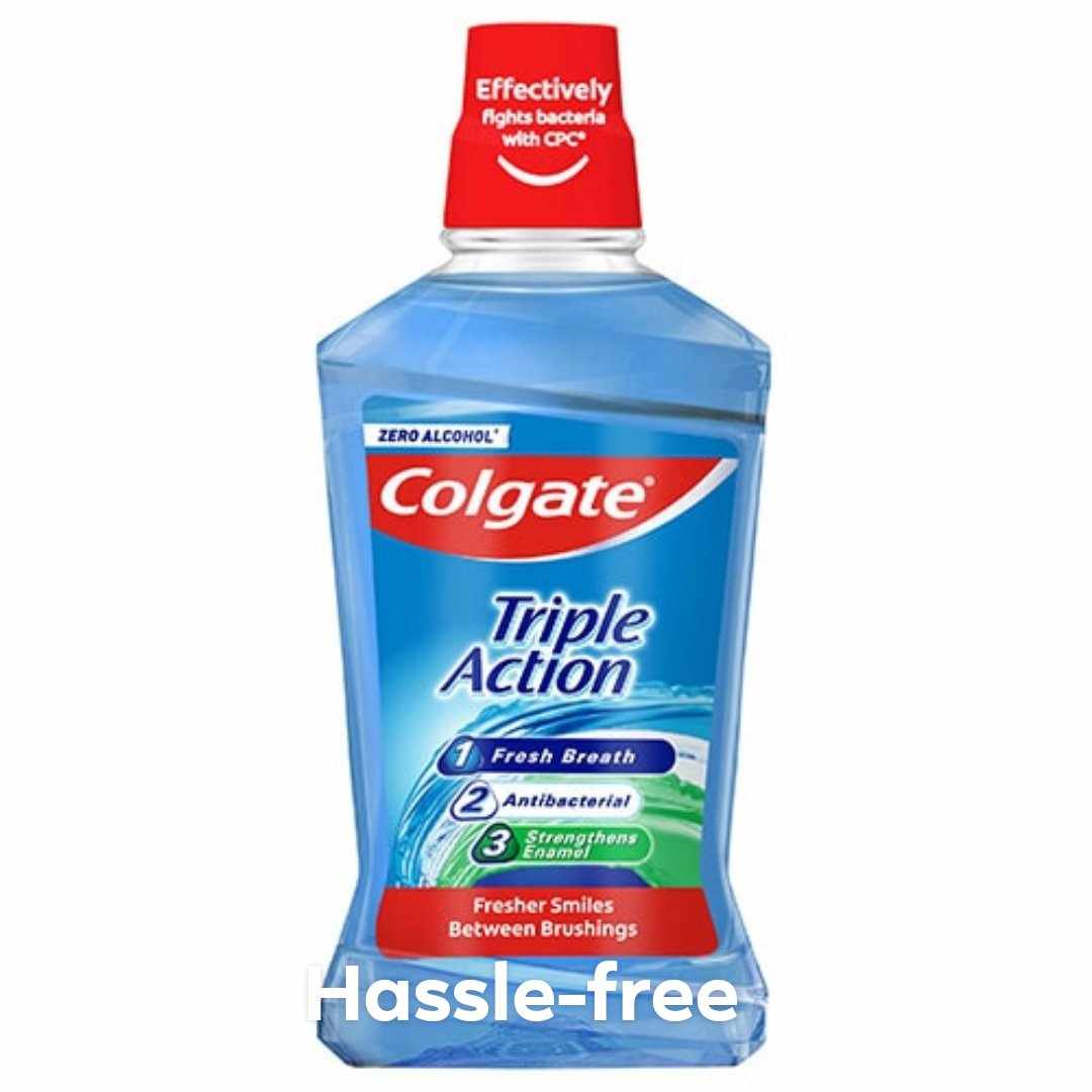COLGATE TRIPLE ACTION MOUTHWASH (500ML) MADE IN UK | Shopee Philippines