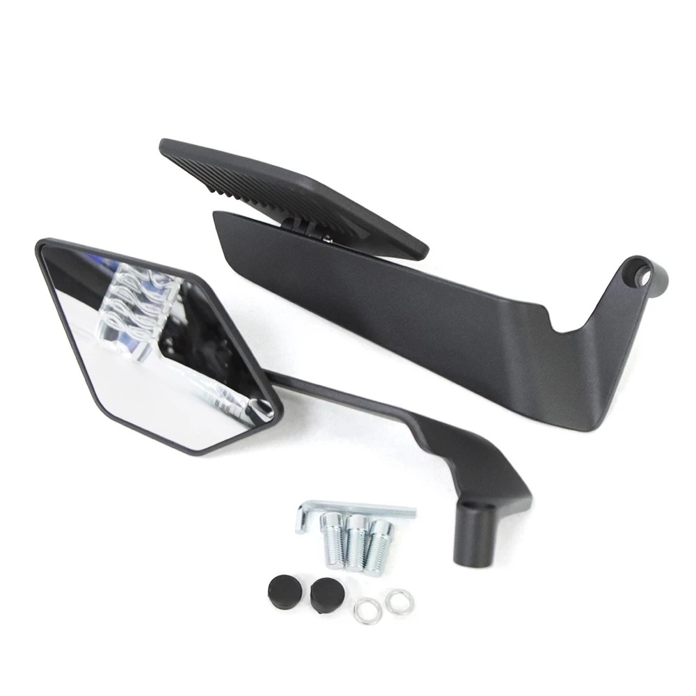 【12H Ship】Wind Wing Rotating Side Mirror V5 Stem Universal 14*8Cm Wide ...