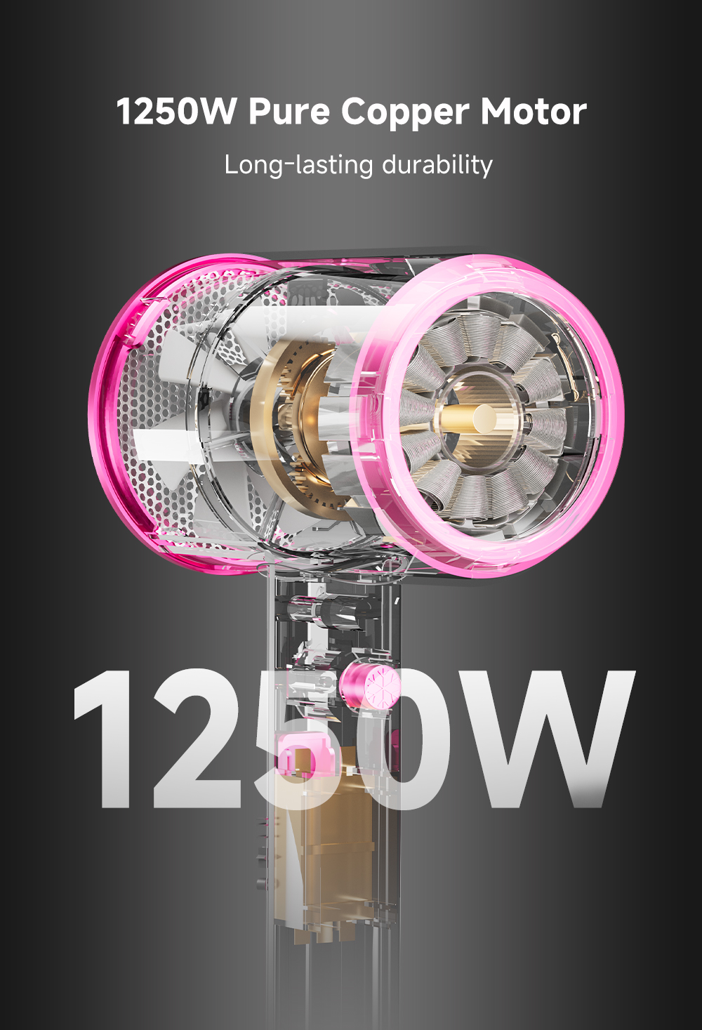 Simplus Hair Dryer Blower With Concentrator Nozzle Foldable Design 3 ...