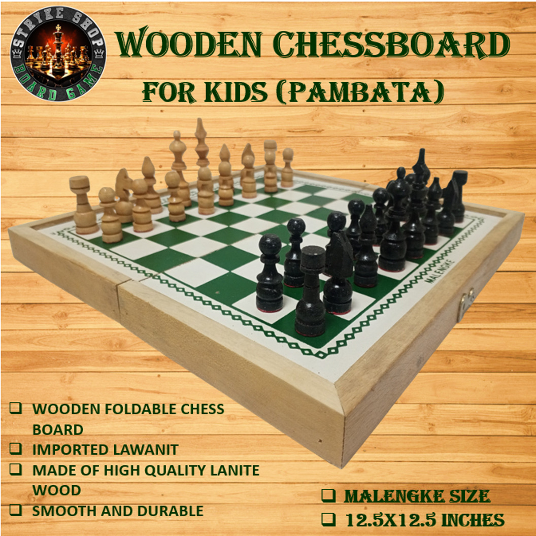 Stryke Shop Chess Board Malengke Size 12.5X12.5 Inches Good for Kids ...